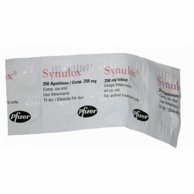 Synulox 250mg Palatable Tablets – Amoxicillin & Clavulanic Acid ...