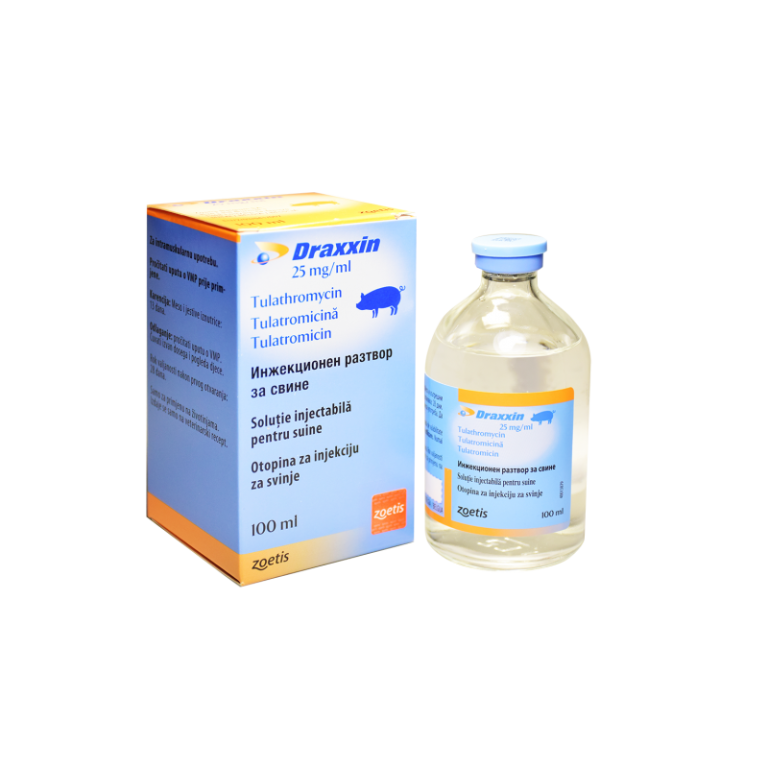Draxxin 25 mg/ml Injectable Solution – Tulathromycin Antibiotic for ...